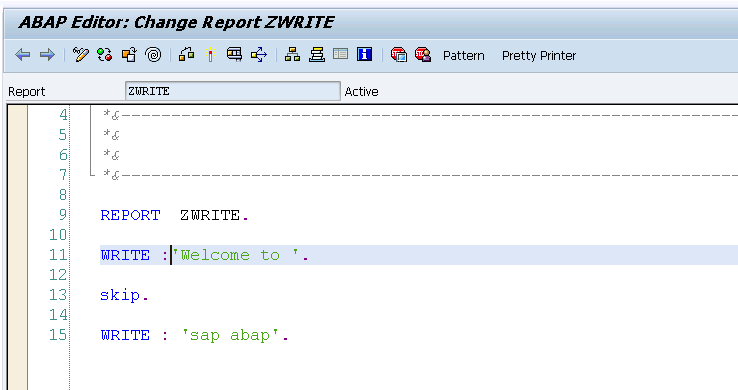 Print text at positioned Horizontal line (SKIP )