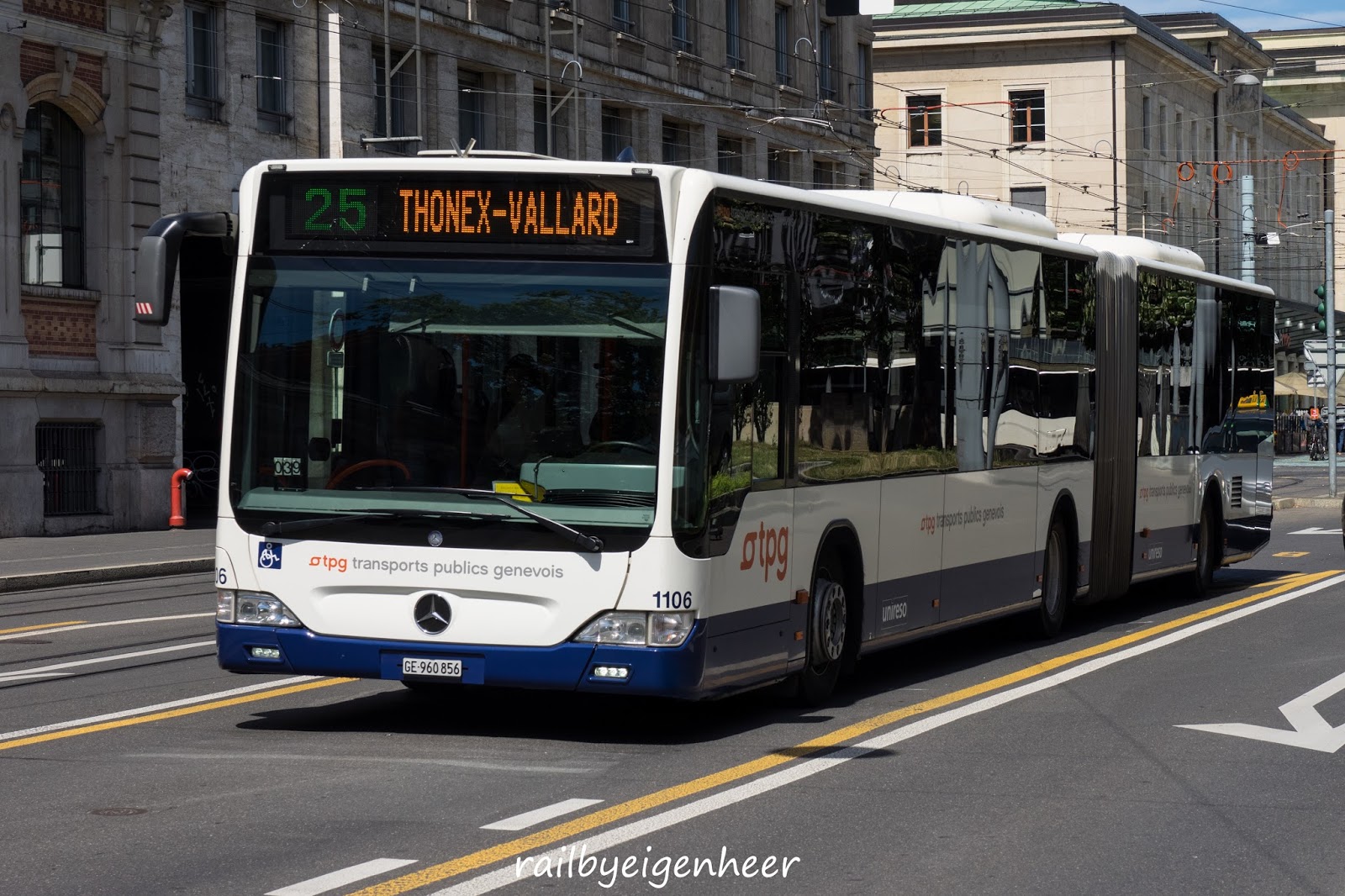 ÖFFENTLICHER VERKEHR: TPG Bus Mercedes Citaro EVOBus O530G 1106 ...