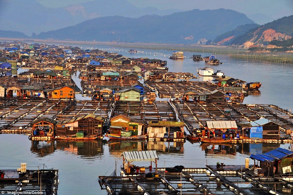 Suy tư... Thinking...: The incredible floating cities of China: Entire ...