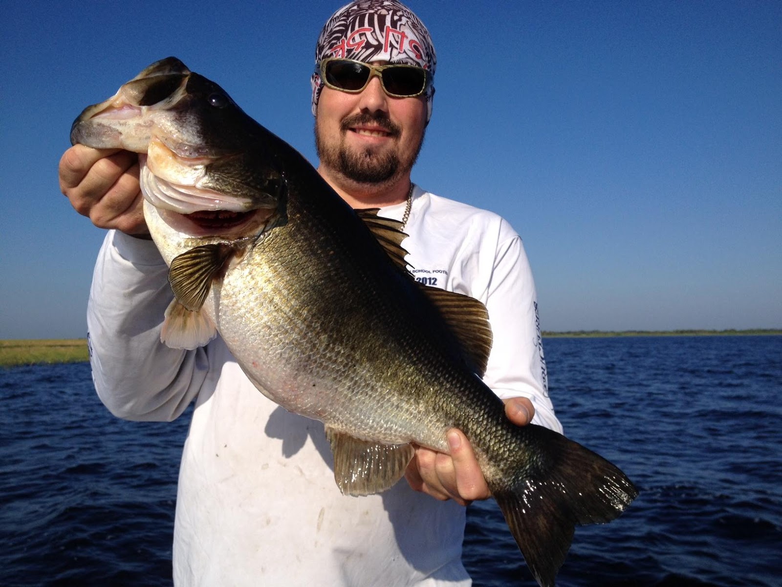 Trophy Bass Caught on First Fishing Trip – Lake Okeechobee Bass Fishing ...