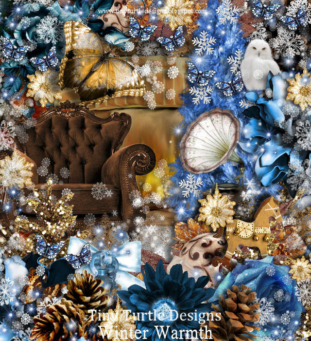 Escape From Reality Blog: FTU "Winter Warmth" Clusters & Cluster Frames