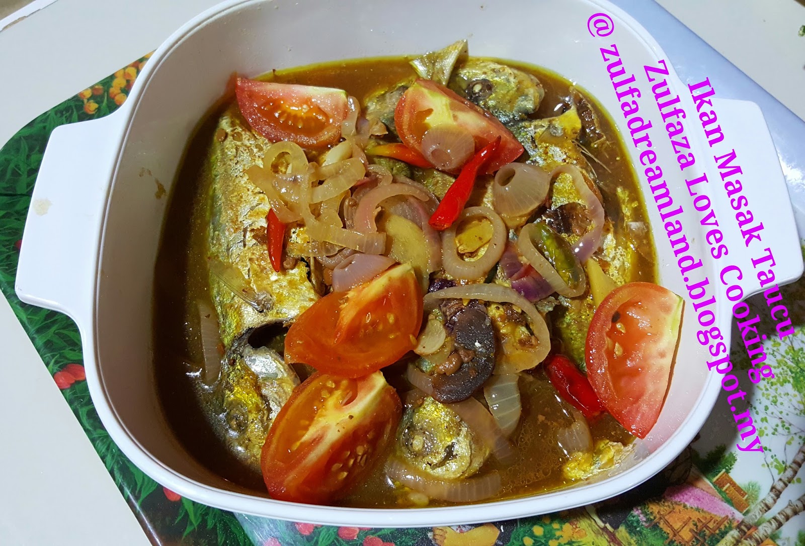 ZULFAZA LOVES COOKING: Ikan Masak Taucu