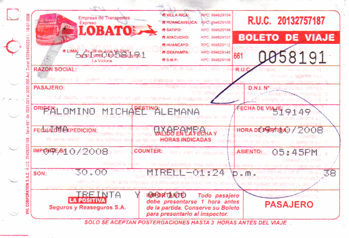 TECNOLOGIA INFORMÁTICA: BOLETAS Y FACTURAS