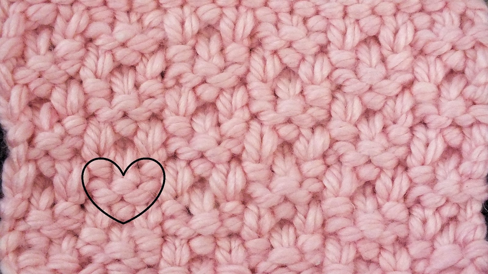 The Loom Muse : February Stitch Pattern Checkard Heart Stitch