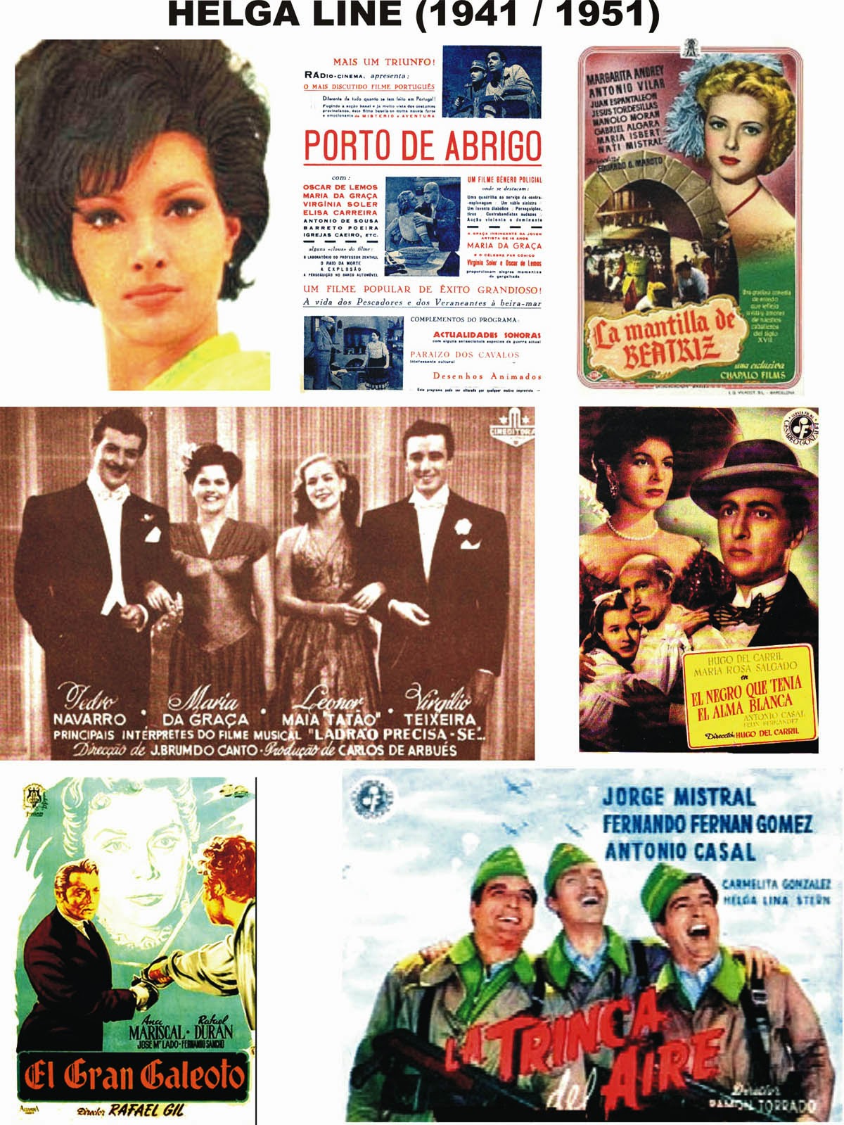 STARS DE CINE B: HELGA LINÉ