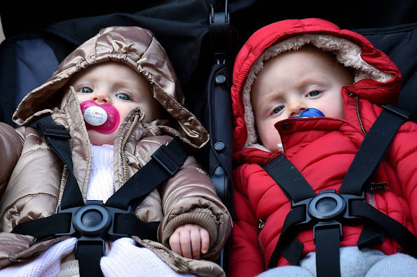 Princely Family of Monaco take part in a 'march for climate'