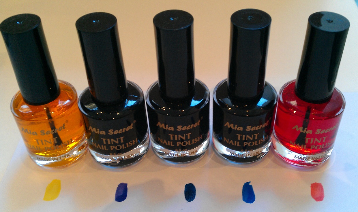 Pie's Eyes & Other Sparkly Stories...: Mia Secret Nail Tints