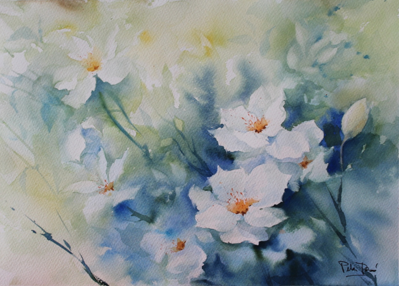 Mis acuarelas: FLORES