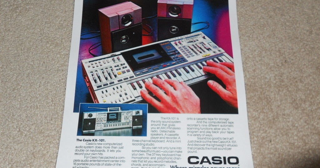 MATRIXSYNTH: 1984 Casio KX-101 Ad