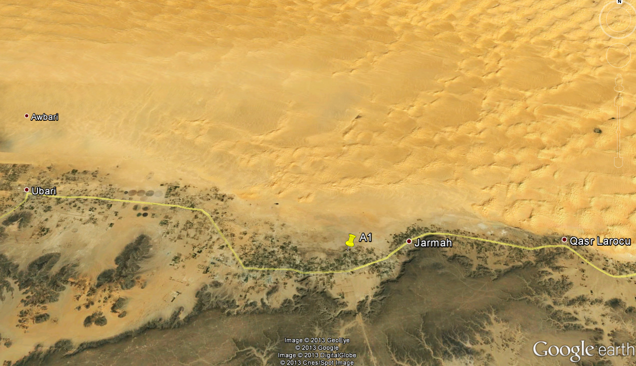 ArqueoLugares: GARAMA. Germa. Wadi Al Hayya. Sahara. Libia.