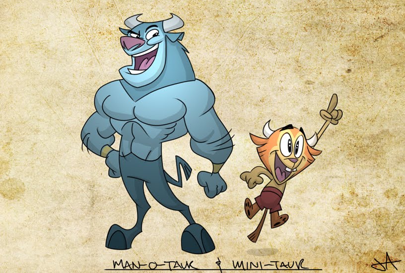 secret sketch laboratory: Man-o-Taur & Mini-Taur