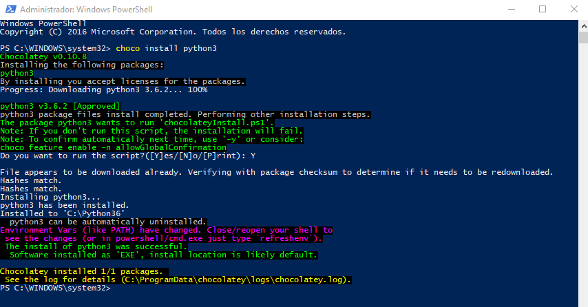 fmesasc blog: Instalar python3