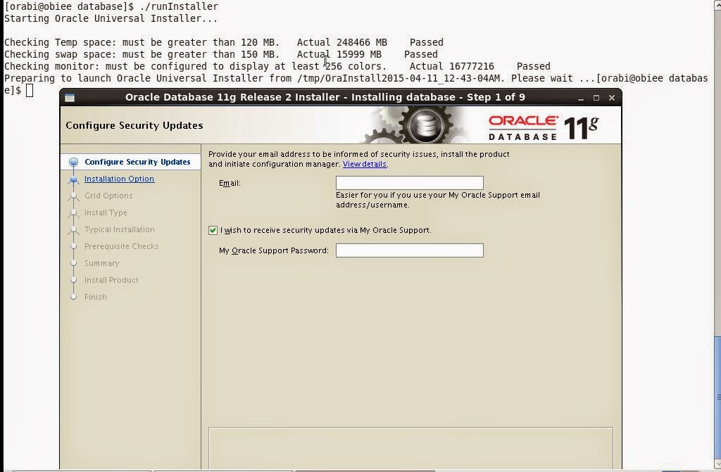 Abdulwasiq Oracle Database 11gr2 Installation Steps