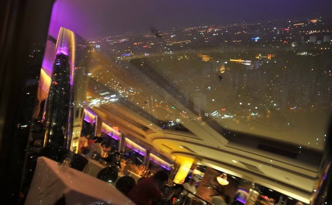 Beijing Step: Revolving Restaurant at CCTV Tower Beijing