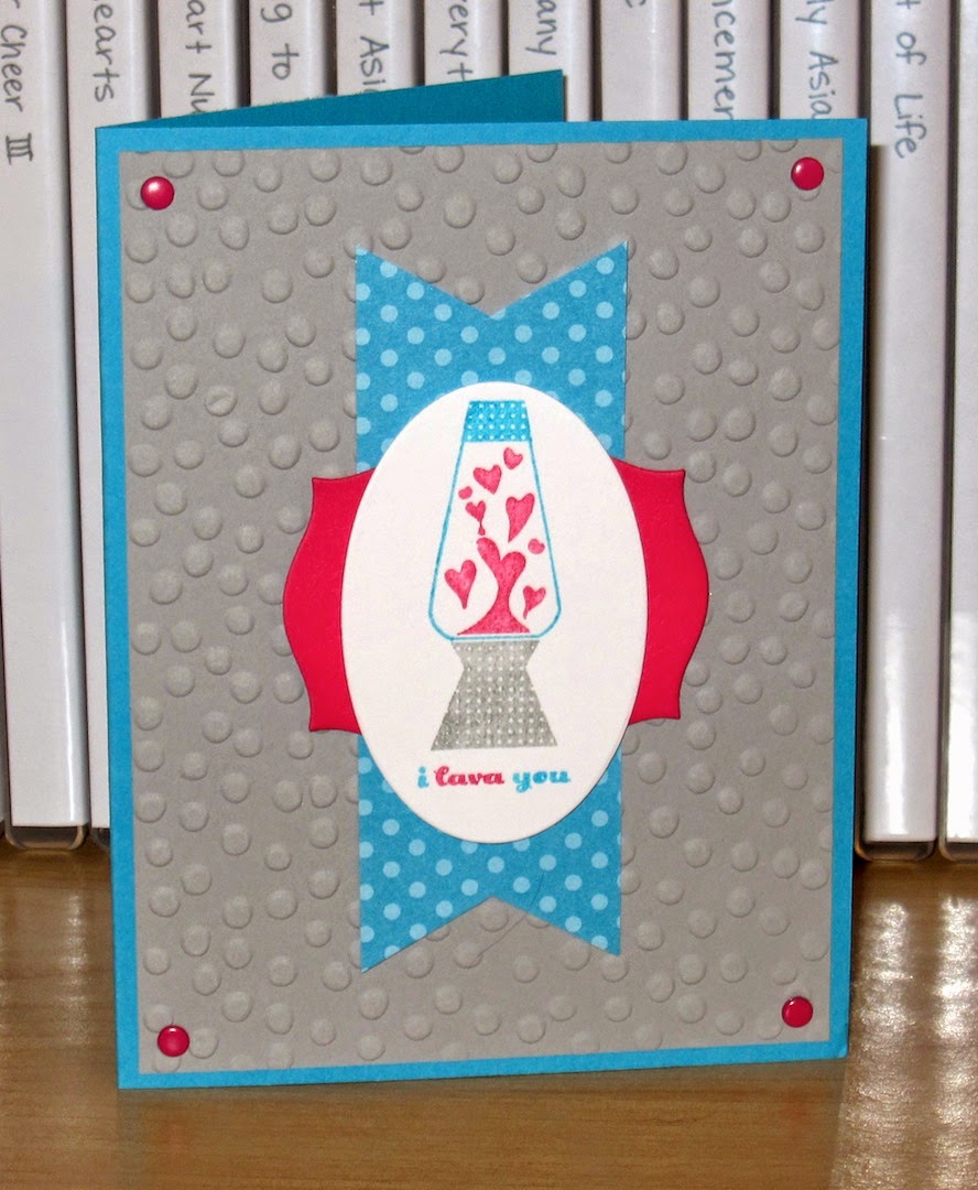 Snapdragon Stamps: Groovy Lava Lamp