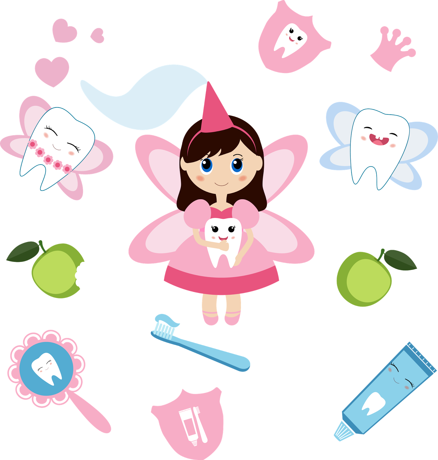 Fada dos dentes cliparts em png | Fada dos dentes, Primeiro dente, Fadas