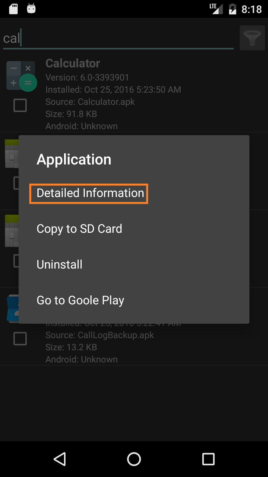 How to find app package and app activity from apk file