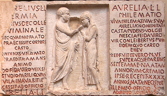 El Matrimonio en la antigua Roma