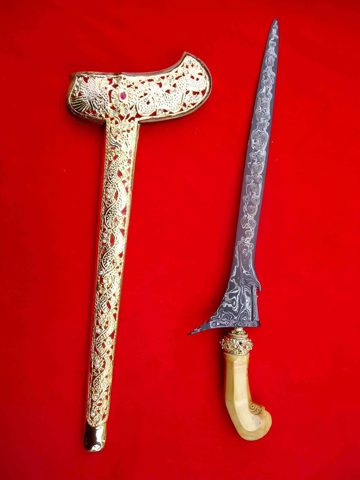 Keris Kebo Teki Pamor Udan Mas | KERIS KAMARDIKAN | Jual Pusaka ...