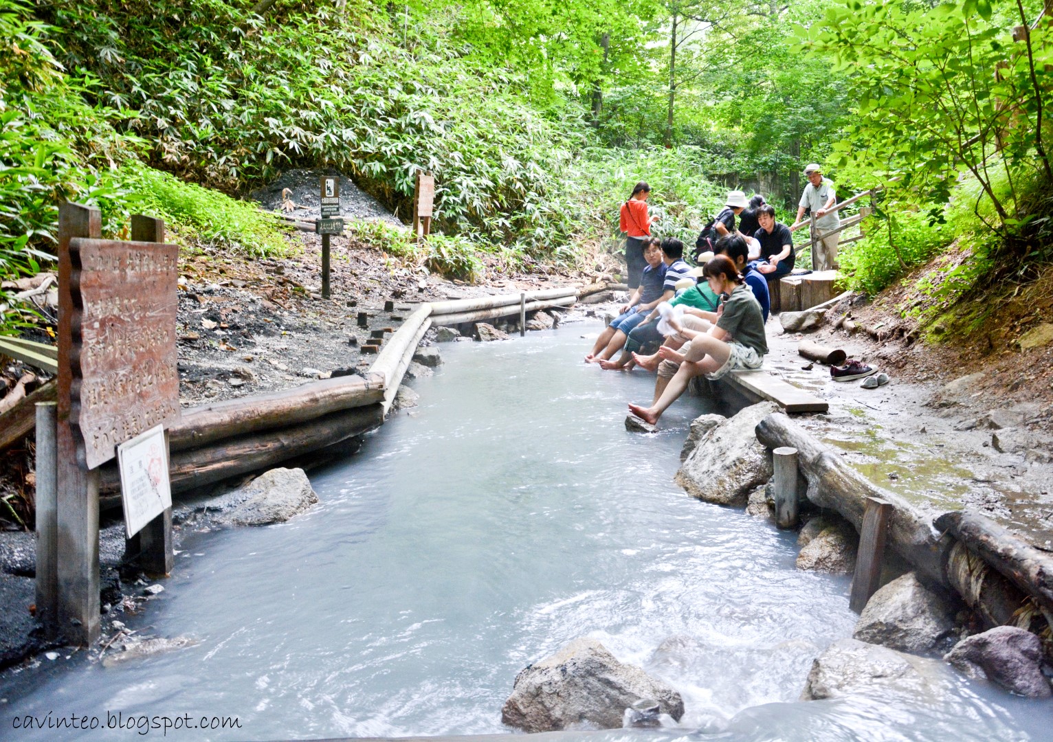 Entree Kibbles: Oyunuma Brook Natural Foot Bath - Onsen Exclusively for ...