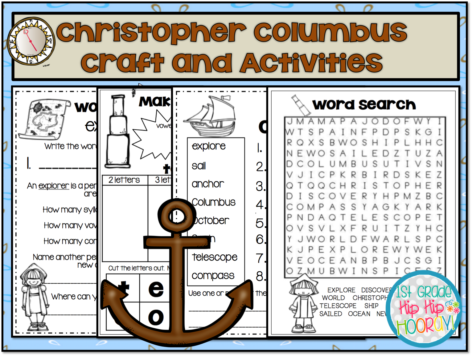 1st Grade Hip Hip Hooray!: Who WAS Christopher Columbus?