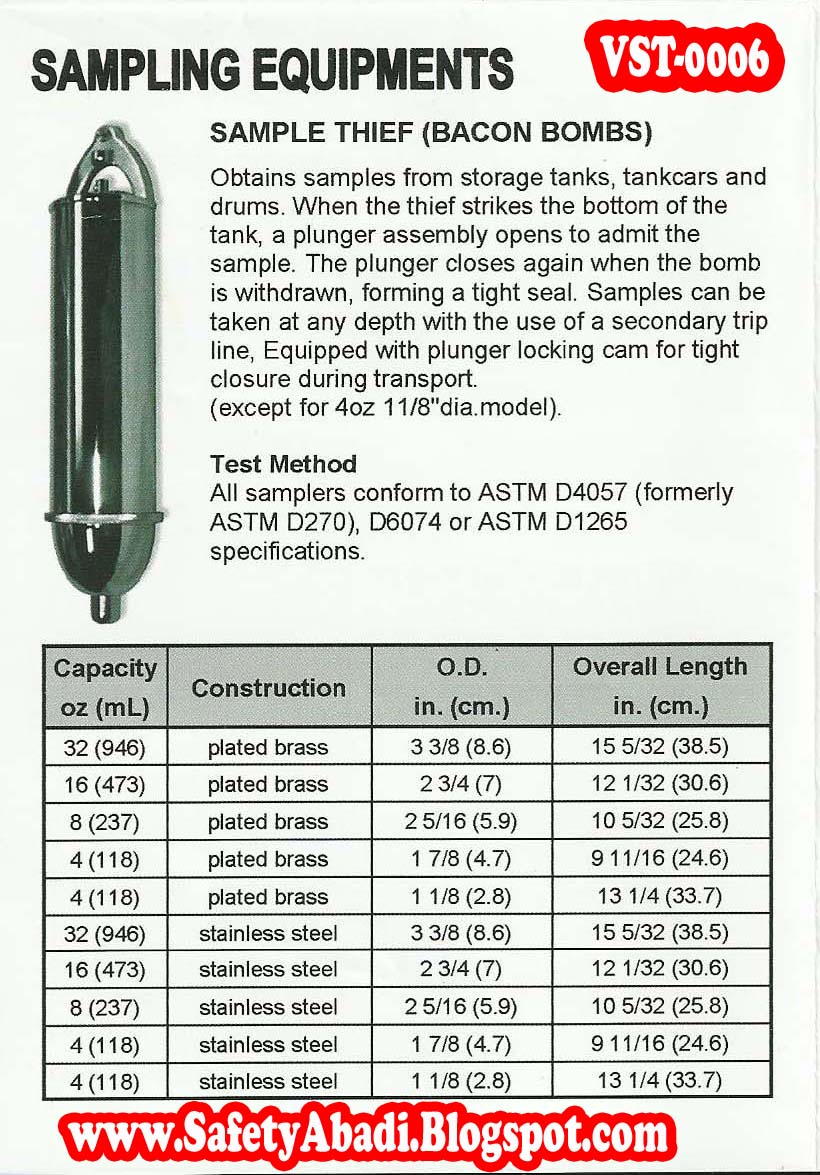 SAMPLING EQUIPMENTS ( Sample Thief - Bacon Bombs ) - Alat Ukur Abadi ...