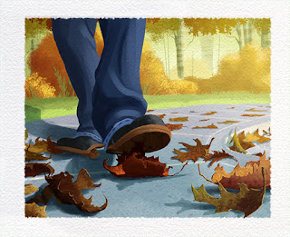 BS Illustrations - Sutton Illustrations: Happiness Show - Stepping on ...