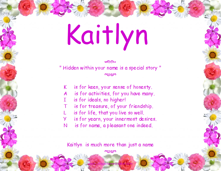 Kaitlyn | Unique Name Creator
