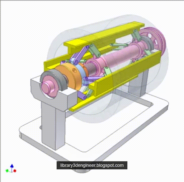Self-centering uncoiler 2 || Idea mechanisms #100243