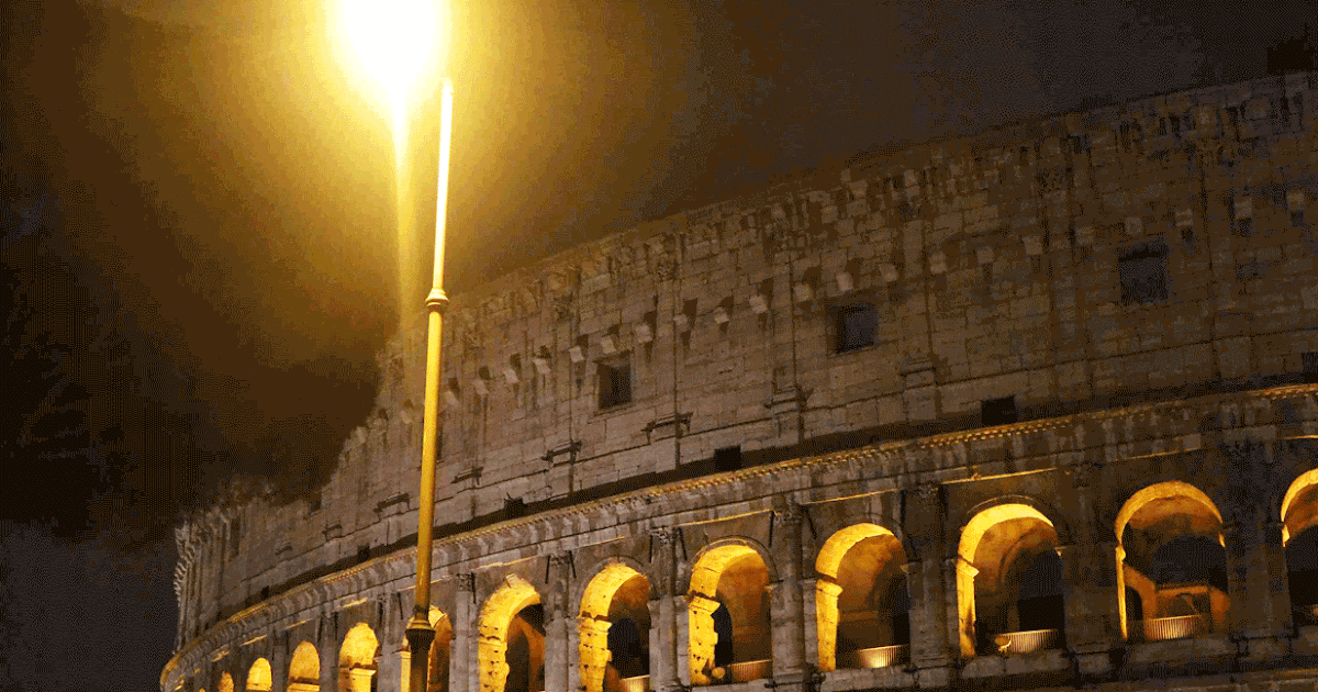 Momenti di vita quotidiana, CrisVola Photo Music : Colosseum animated Gif