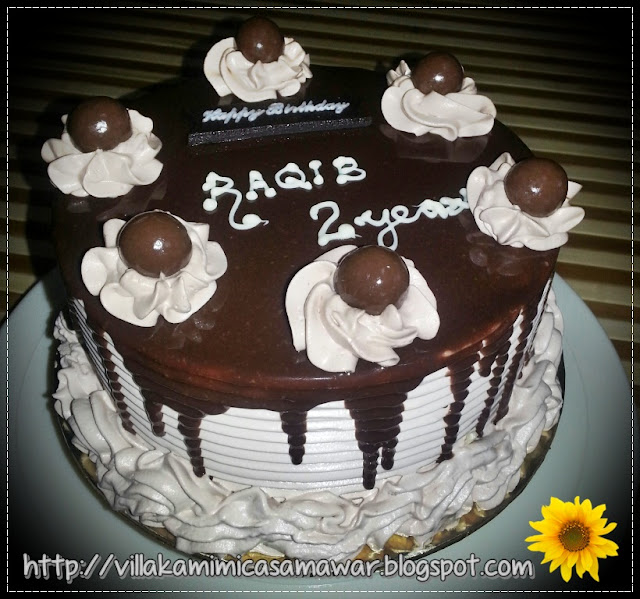 villakamimicasamawar: Kek Aiskrim Coklat Vanilla