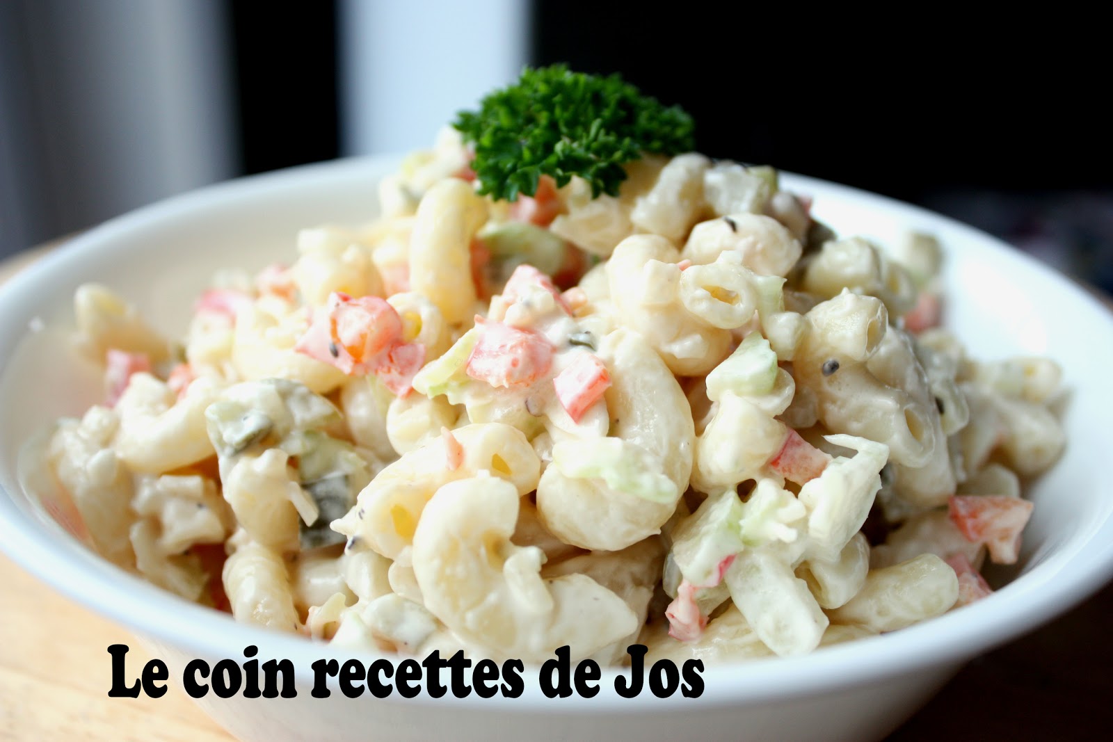 Le coin recettes de Jos: SALADE DE MACARONI (style PFK)