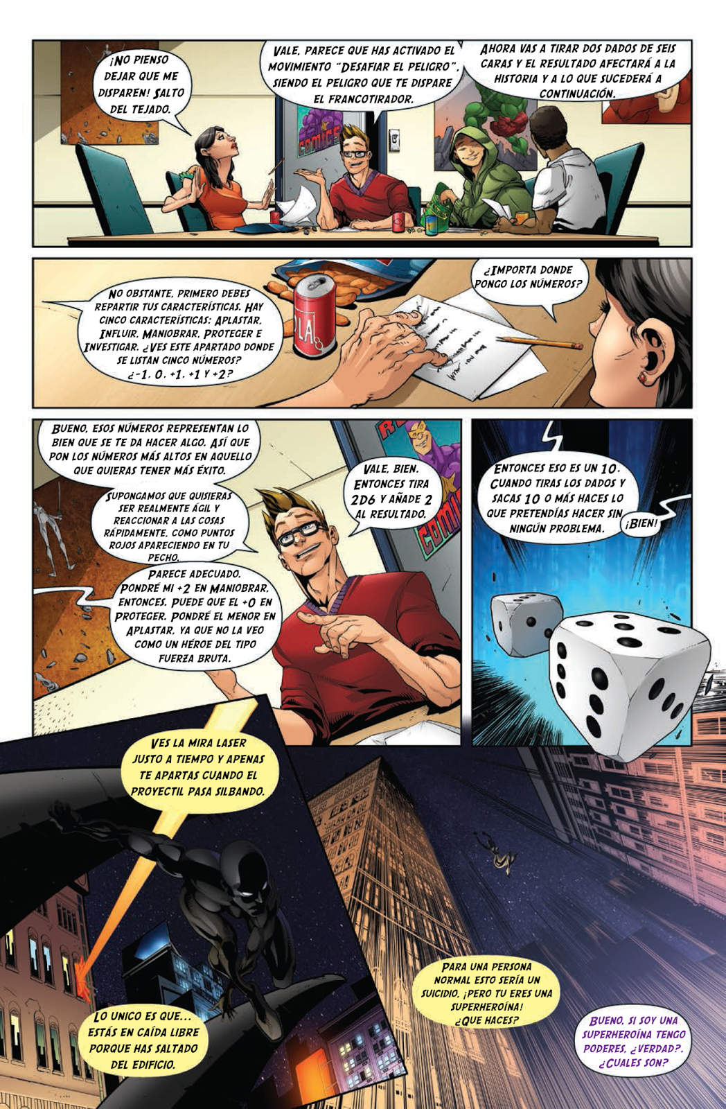 Psitopía: Worlds in Peril Intro Comic (spanish)