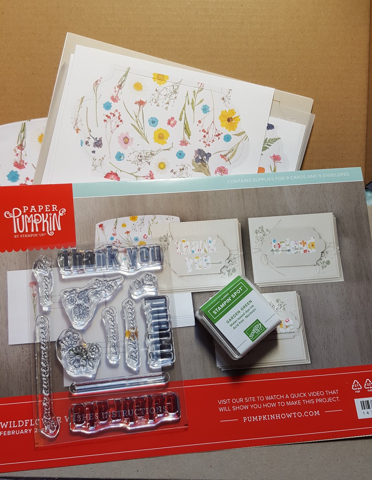 Beth's Paper Cuts: February 2018 Paper Pumpkin