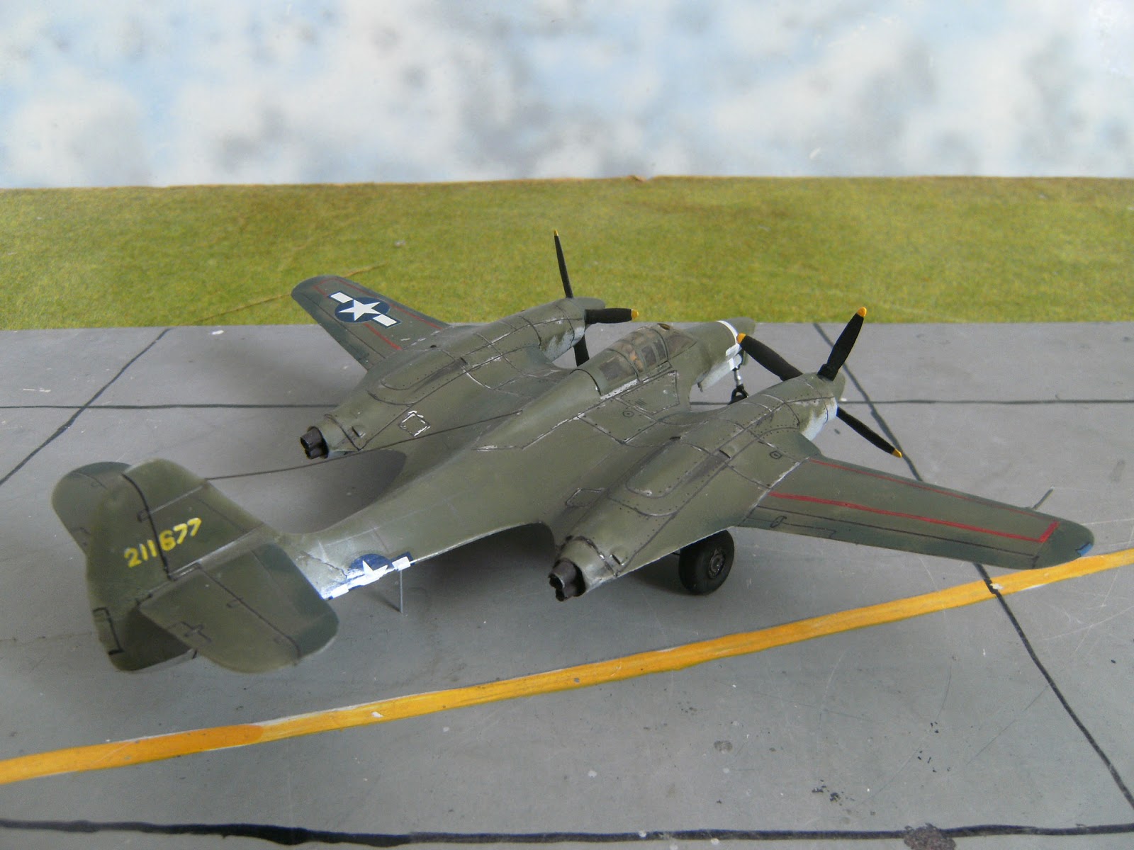 Happyscale-Modellbau: McDonnell XP-67 Bat - Anigrand resin-kit 1/72