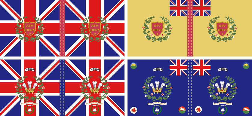 soldatini uniformi e storia militare: Waterloo Campaign - British Flags ...
