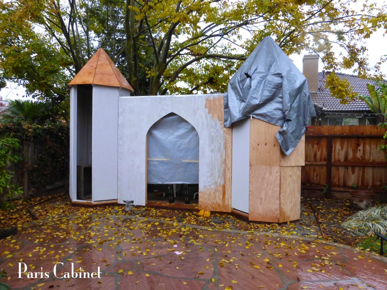 Paris Cabinet: Two Steps Back Again for Garden Castle Shed