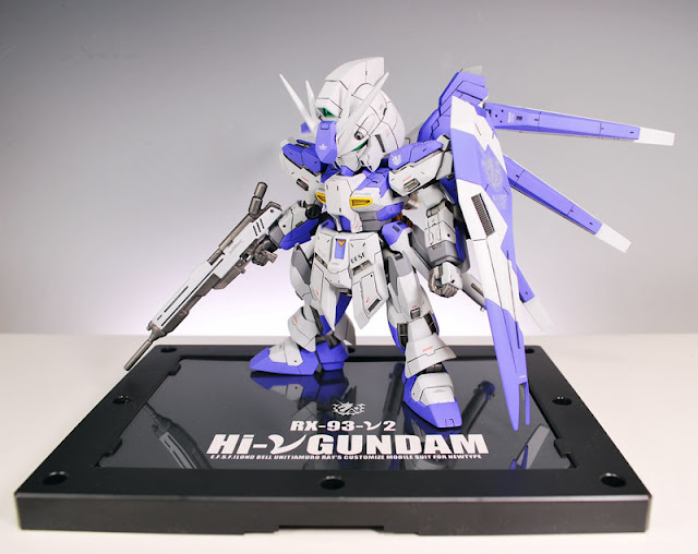 GUNDAM GUY: SD RX-93-v2 Hi-v Gundam - Custom Build