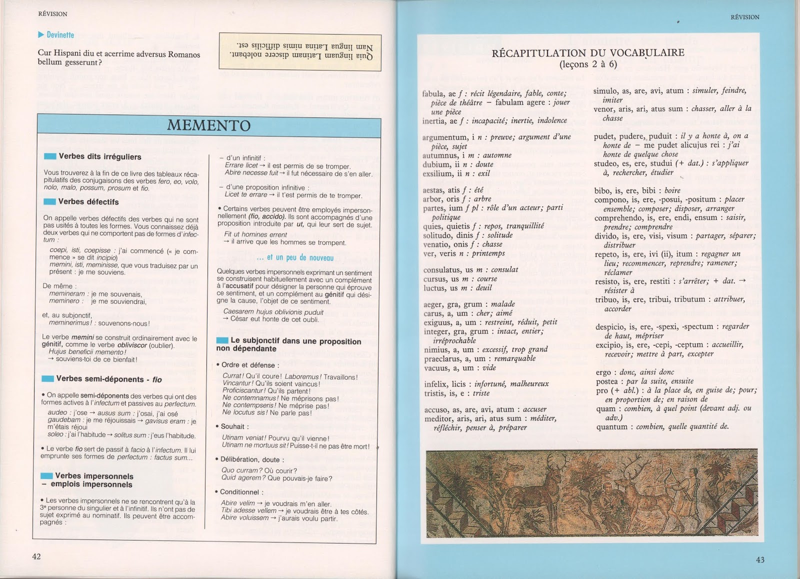 école : références: Martin, Gaillard, Cousteix, Laliman, Latin seconde ...