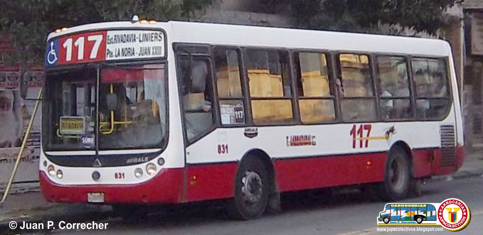 Recorrido de la linea 117 de Buenos Aires