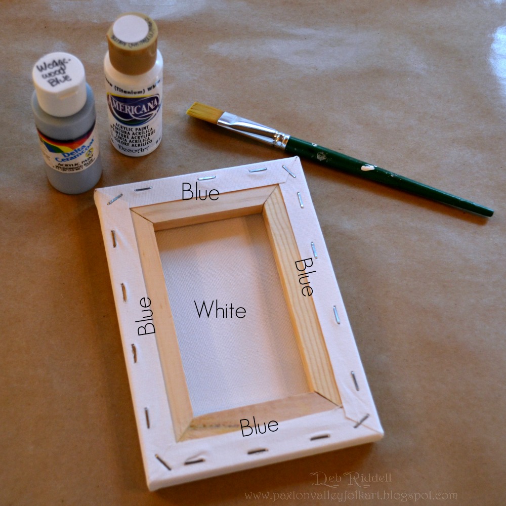 Mixed Media Mojo: WInter Wonderland Reverse Canvas!