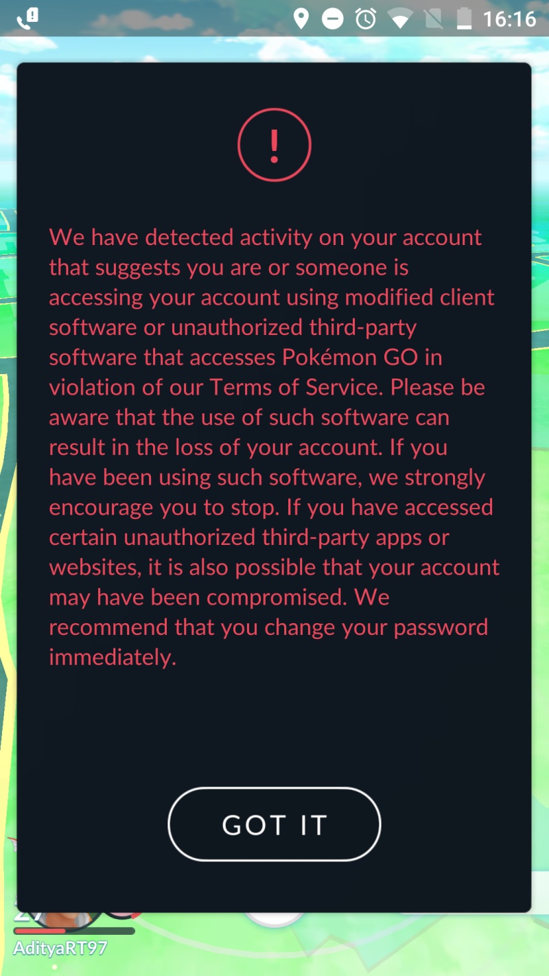 Pokémon GO Lança Novo Bloqueio Contra Trapaças!