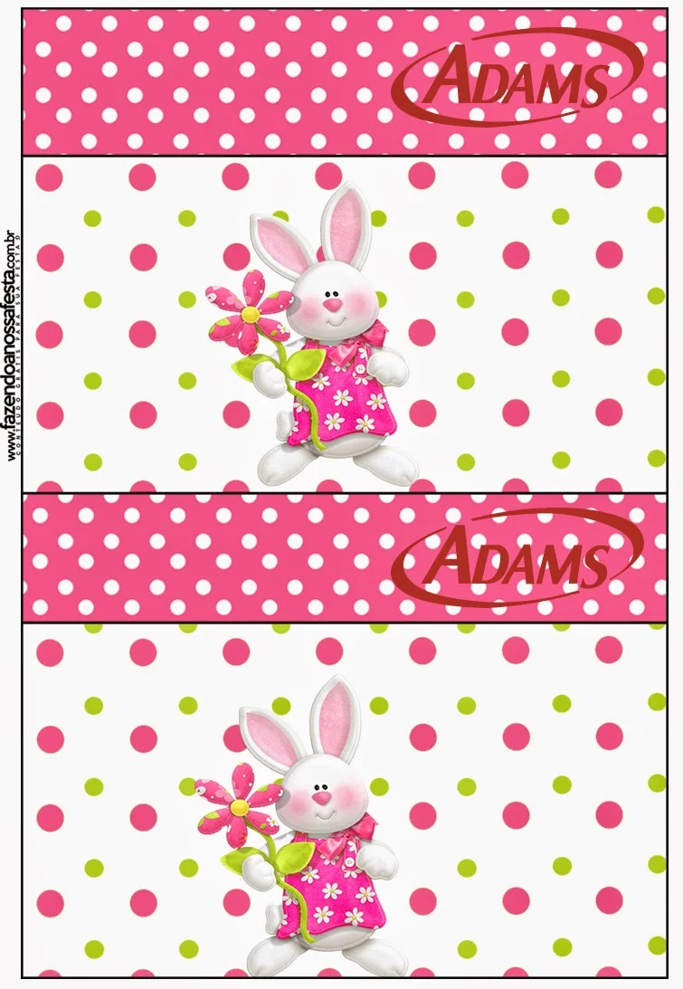 Easter in Pink Free Printable Candy Bar Labels. - Oh My Fiesta! in english