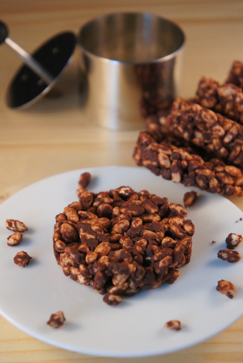 Galette de riz au chocolat noir caramel