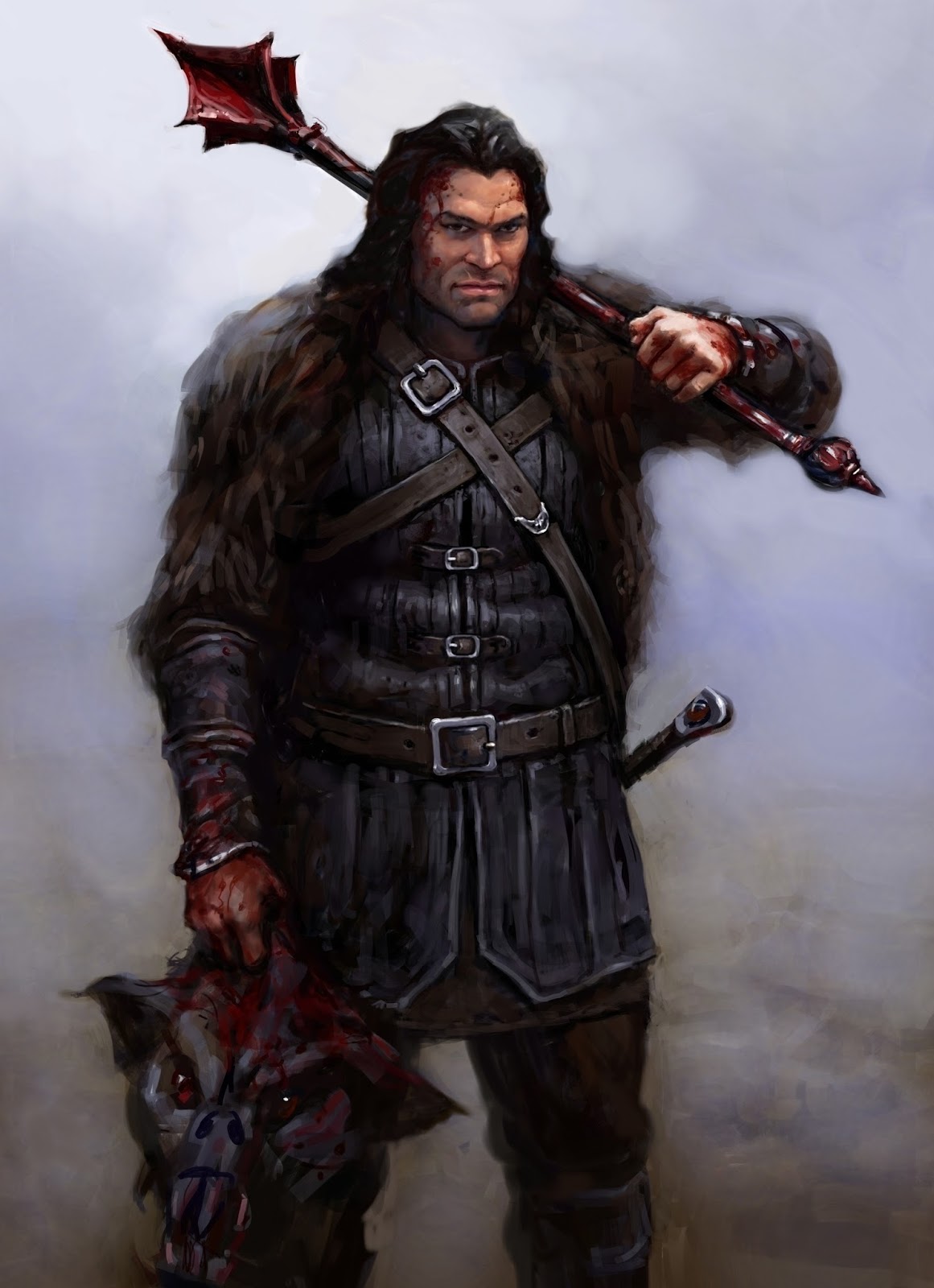 Warriors in art: Beheaded by Melanie Rose