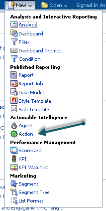 BI / ETL / DWH: How-to: OBIEE 11g Javascript Integration using Action Framework (Browser Script)