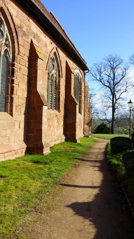 Lucy's Wednesday walks: A Kinver Walk, part 1 - up to the church