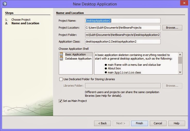 How To Create A Project In Netbeans Gui Builder Java Programming