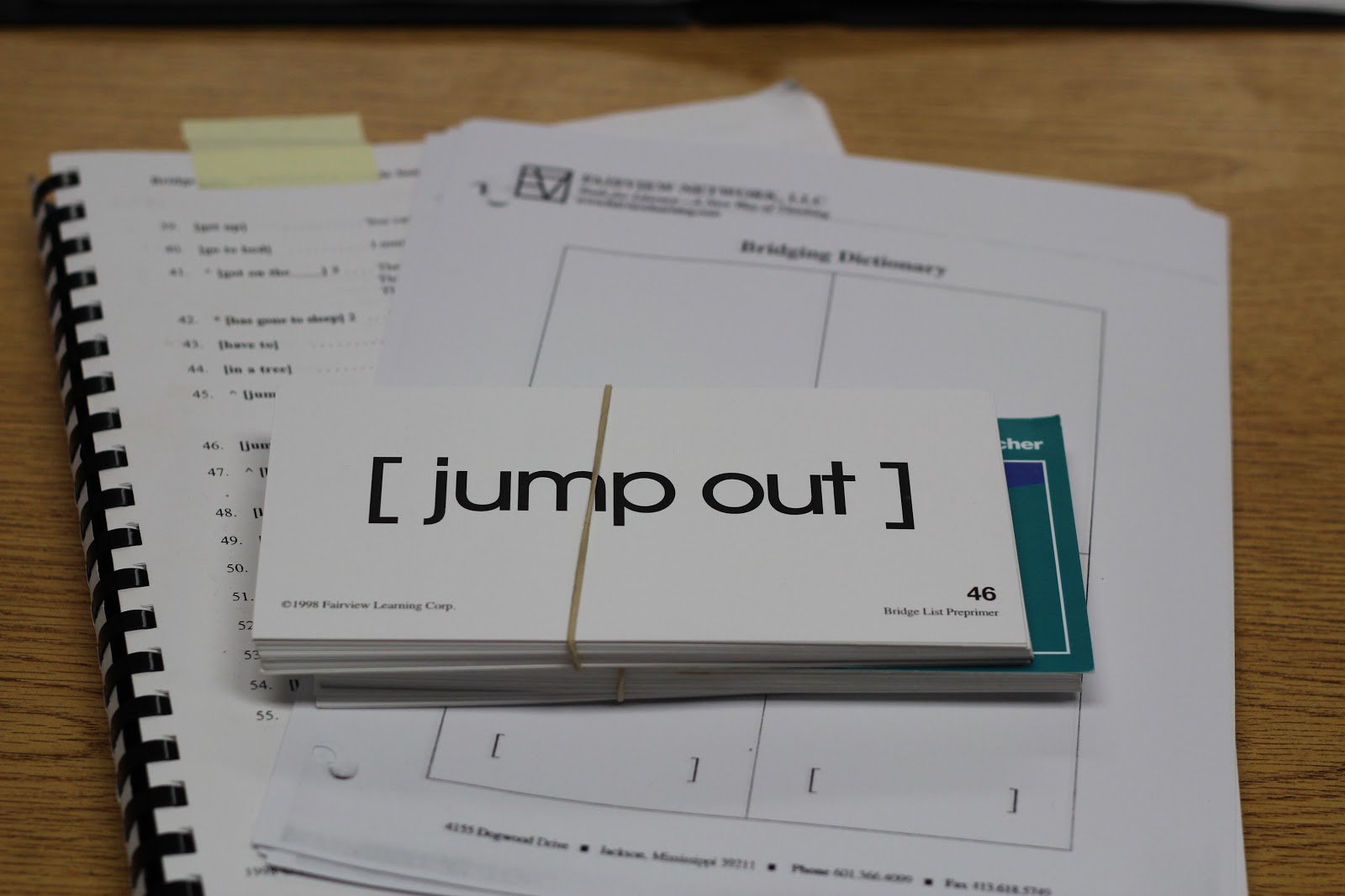 A View Into My Classroom: Bridge Phrases