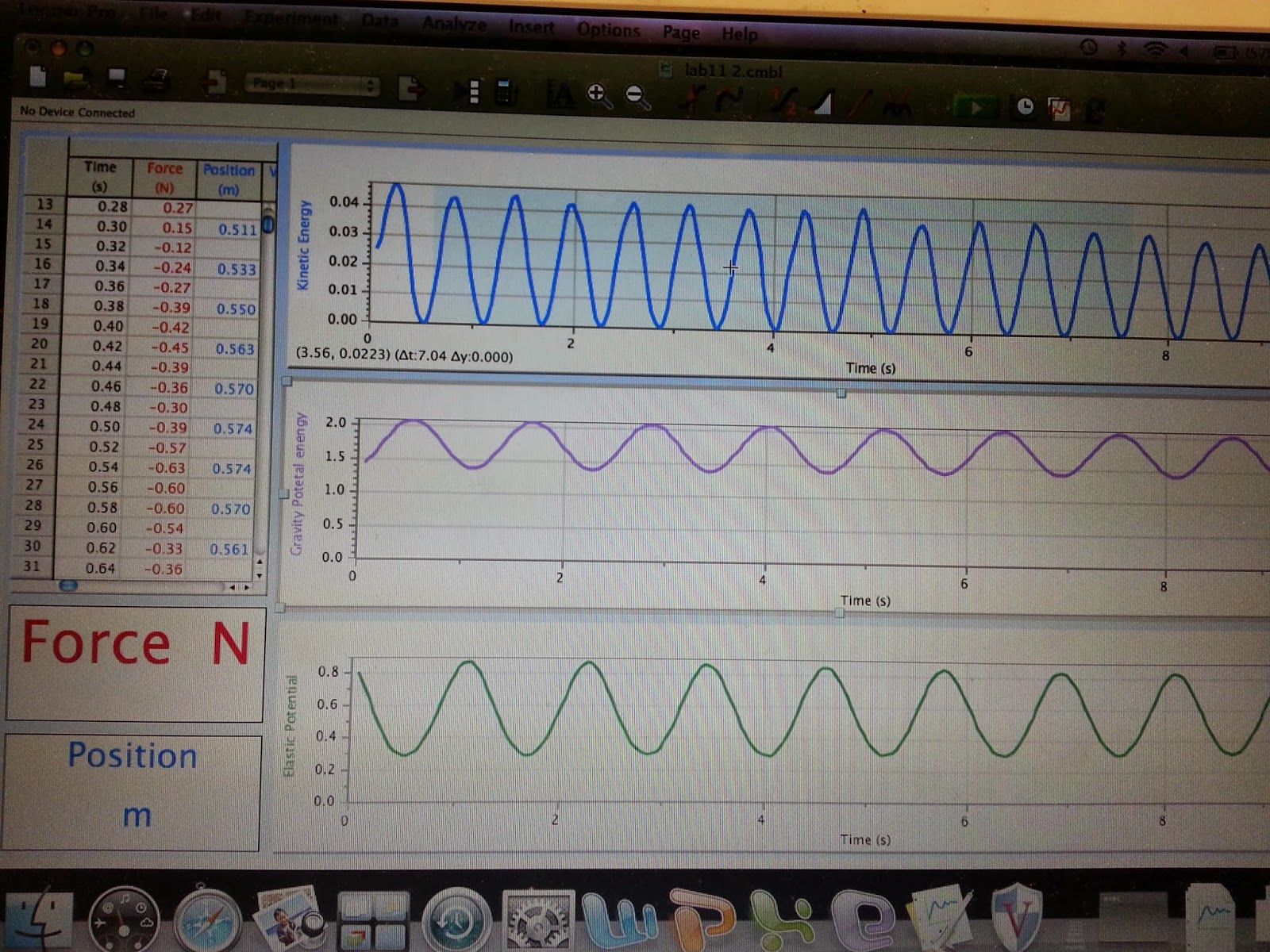 Phys4AS15zchen: April-13-2015 Lab 11:Conservation Of Energy -- Mass ...
